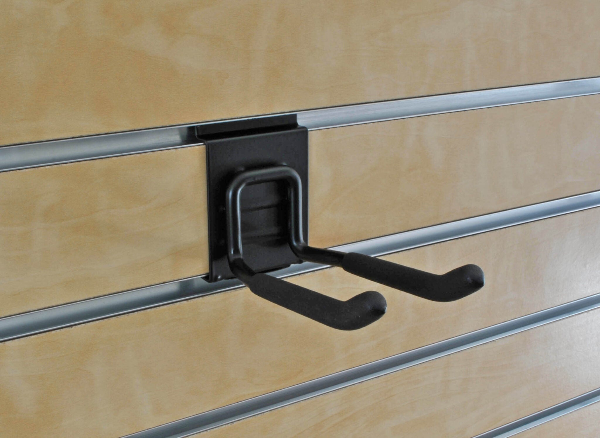 Snap-Latch 4" Double Hook (MDF ONLY) - Slatwall Storage