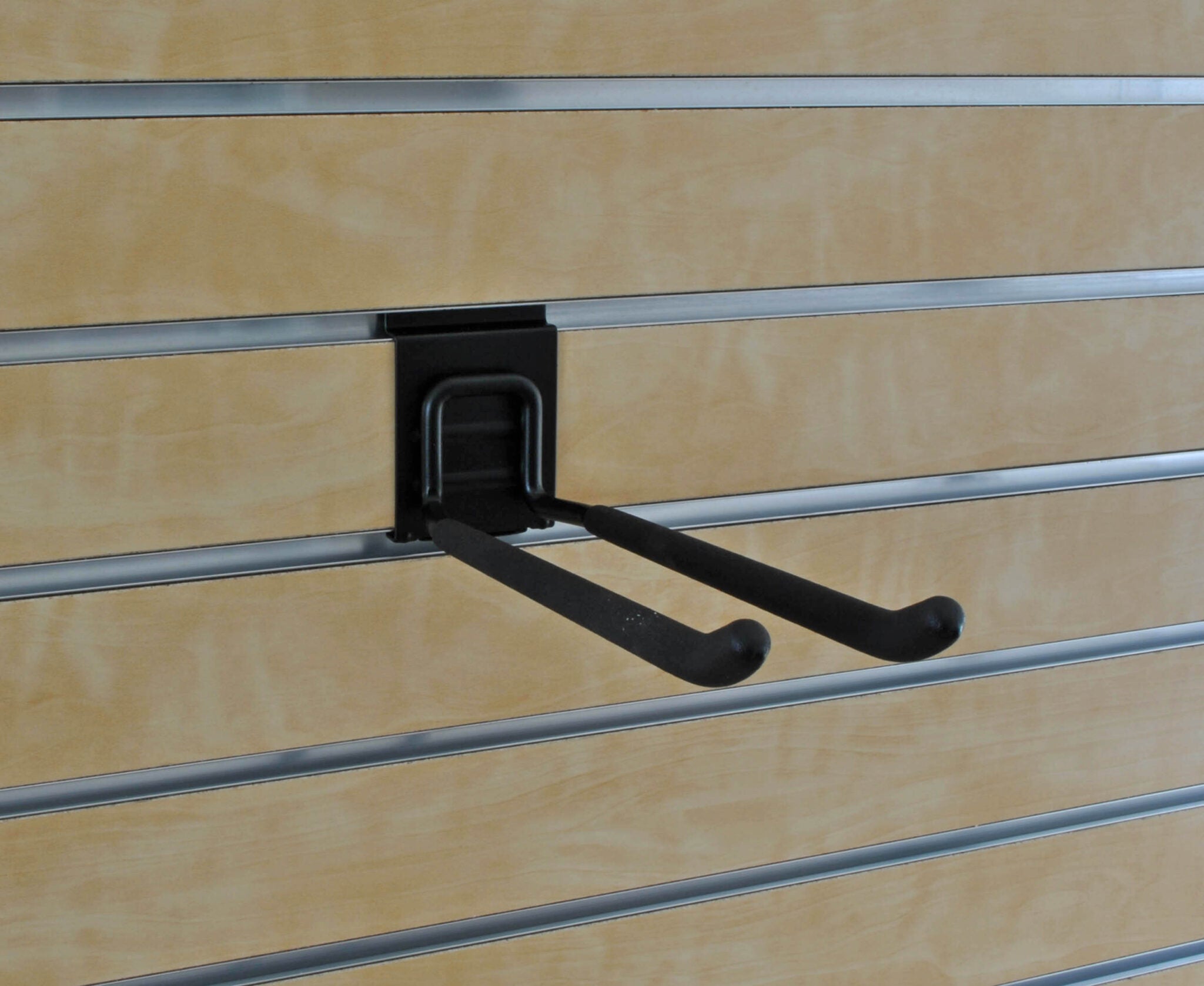 Snap-Latch 8" Double Hook (MDF ONLY) - Slatwall Storage