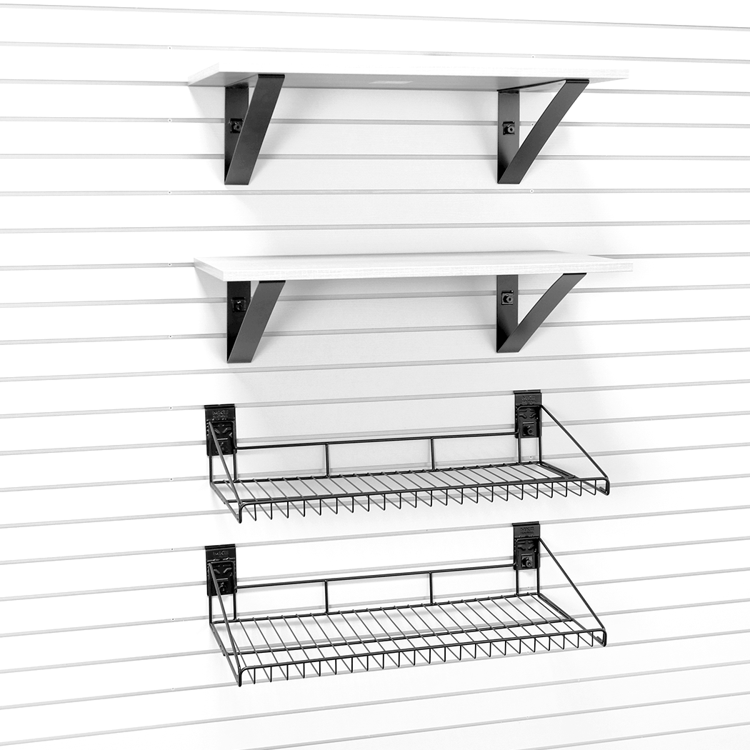MKE Medium Shelf Bundle - Slatwall Storage