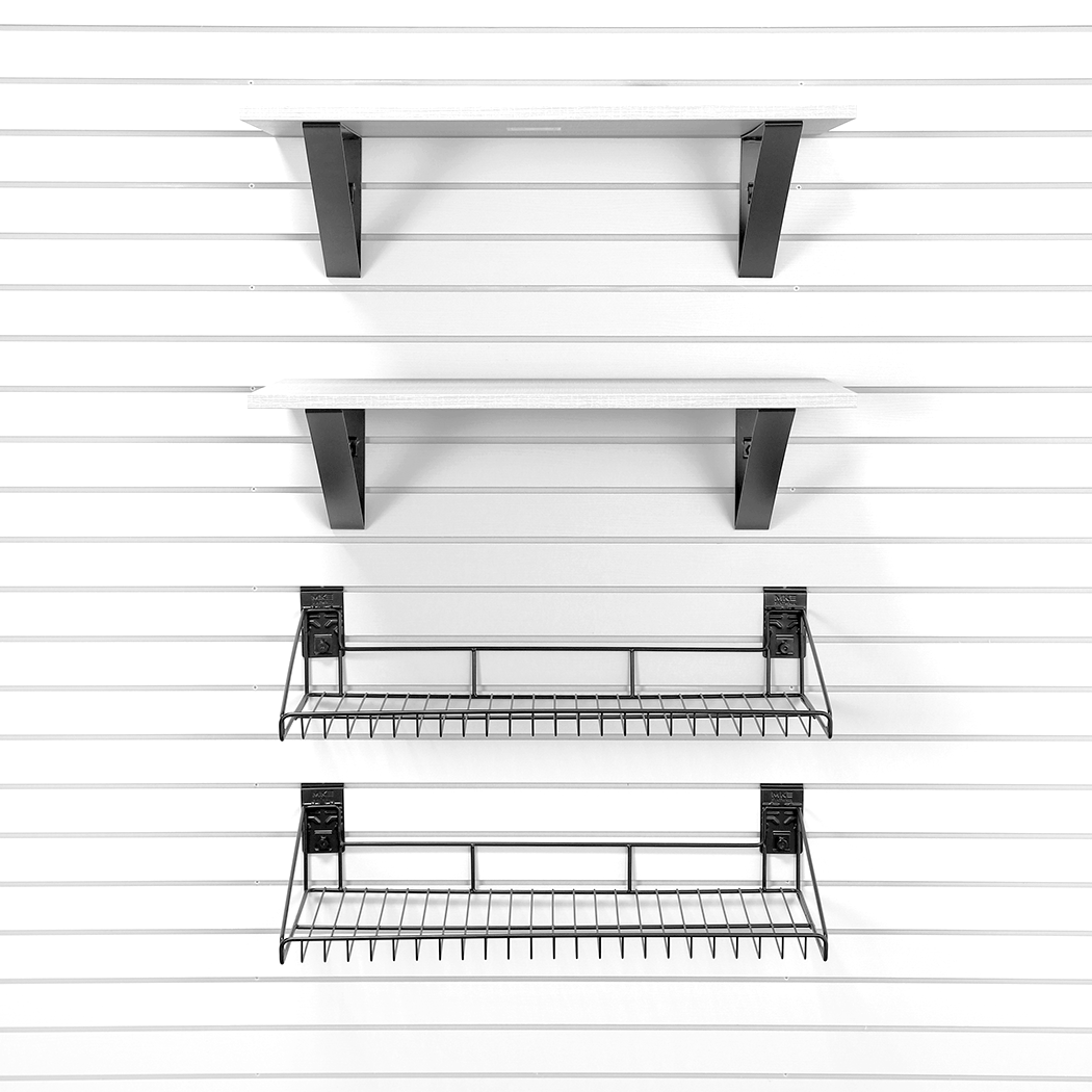 MKE Medium Shelf Bundle - Slatwall Storage