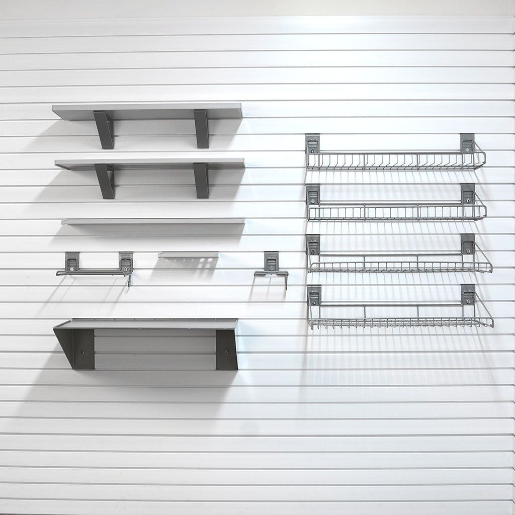 StoreWALL Premium Shelf Bundle - Slatwall Storage